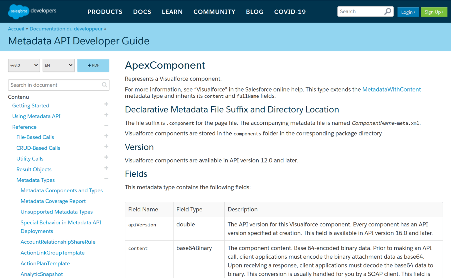 Metadata API Workbench metadata-api-workbench
