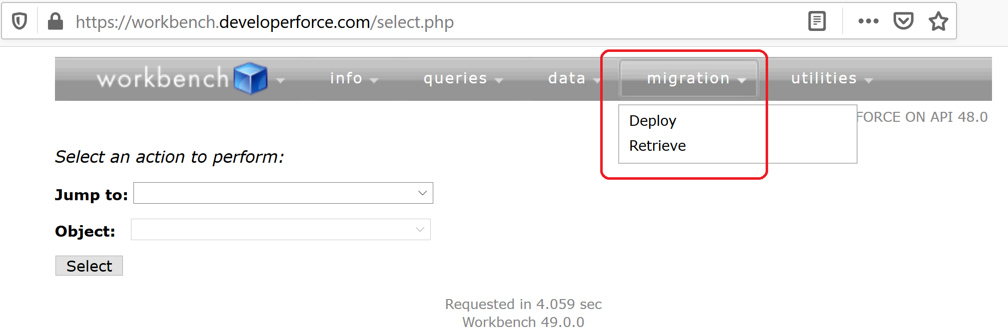 Metadata API Workbench